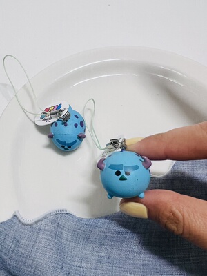 迪士尼怪兽大学叠叠乐萌粒粒小公仔毛怪苏利文手办摆件