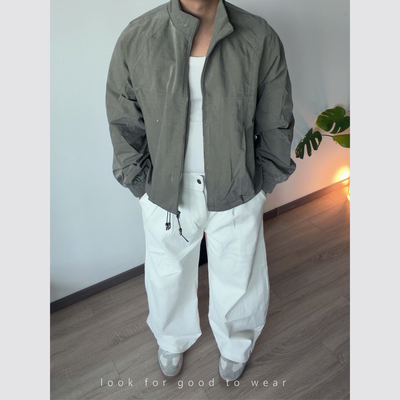 宽松廓形百搭中性休闲外套男