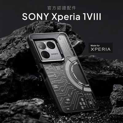 台湾DEVILCASE适用于索尼Xperia1VIII恶魔盾官方认证透明磁吸军规手机壳1Mark8恶魔防摔壳全包防滑硅胶保护套