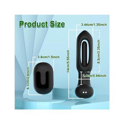 Tapping Prostate Massager Vibrating Butt Plug Anal APP Vibra