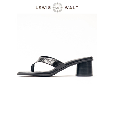 LewisWalt低跟凉拖鞋时尚人字拖