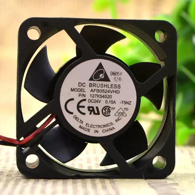 AFB0524VHD 台达 5020 24V 0.15A 5cm/厘米 散热风扇 50*50*20MM