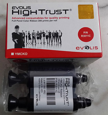 r3011c彩色带Evolis清洁卡皮带