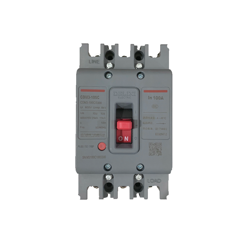 德力西塑壳断路器空气开关CDM3-100C/3300 100A_虎窝淘