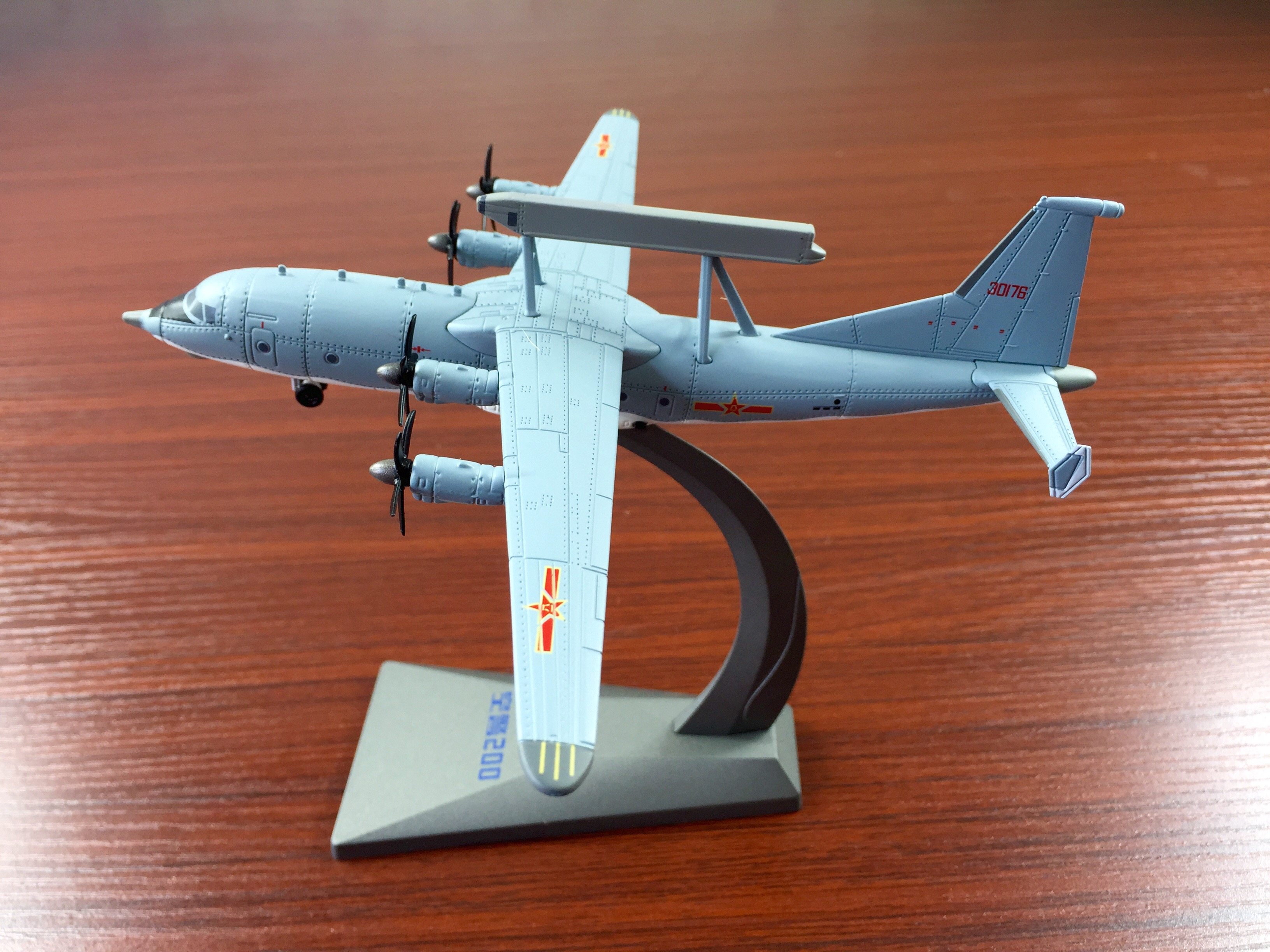 空警200模型空警200预警机模型1:100空警200预警机模型KJ200模型_虎窝淘