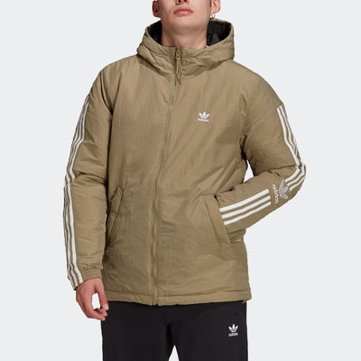 阿迪达斯男子双面穿棉衣