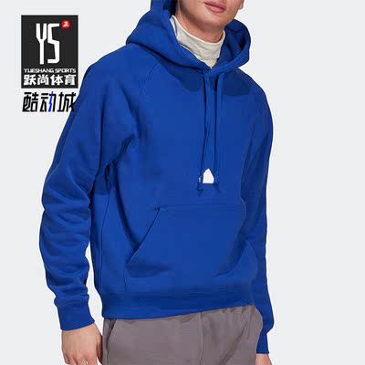 Adidas/阿迪达斯正品秋新款男子舒适加绒套头运动休闲卫衣 HN1953
