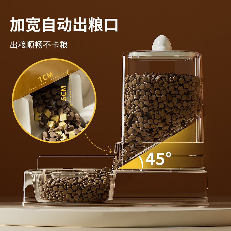 自动喂食器猫食盆猫咪饭碗粮碗狗狗碗双碗饮水喂猫神器喝水All