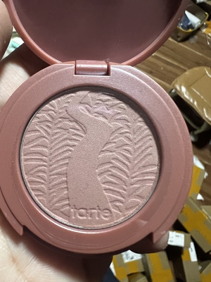 美国Tarte12小时持妆 胭脂腮红中小样1.5g exposed裸粉色