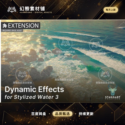 Unity Dynamic Effects for Stylized Water 3 Extension 3.1.2