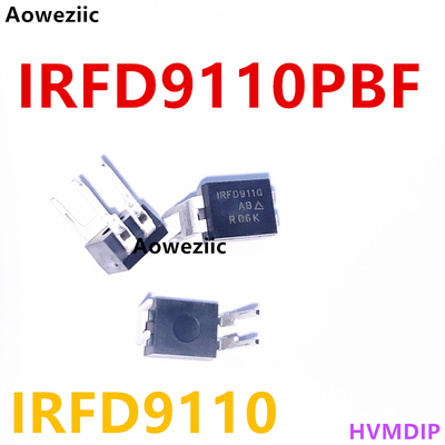 IRFD9110PBF IRFD9110 HVMDIP P沟道 100V 700mA 场效应管 MOSFET