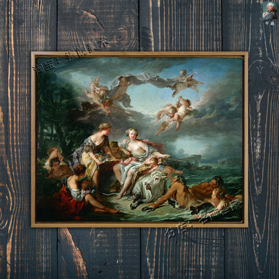 劫持欧罗巴 Abduction of Europa 弗朗索瓦布歇希腊神话 油画挂画