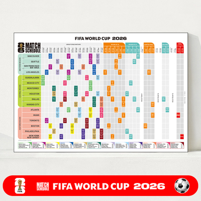 2026世界杯赛程表英文版