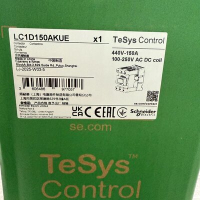 议价接触器LC1D150AKUELC1D150ALC1D150KUELC1D150AKU