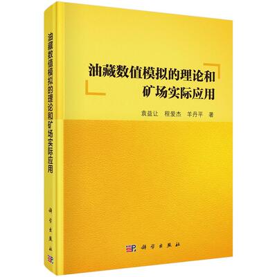 正版书籍 油藏数值模拟的理论和矿场实际应用袁益让科学出版社工业技术油藏数值模拟 人天书店畅销书排行榜