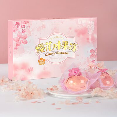 樱花果冻水信玄饼礼盒
