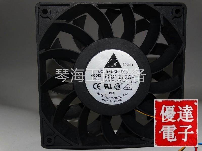 现货台达DELTA 12厘米 12025高转速大风量风扇1.24A FFB1212SH_虎窝淘