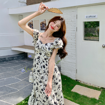 新款首发 黑白花色 露腰心机连衣裙 2C122-8853-P125-K188