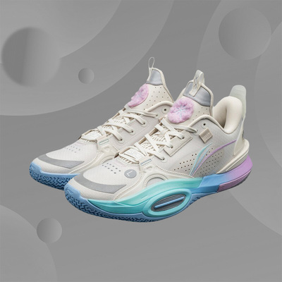 李宁正品韦德之道全城10棉花糖防滑减震回弹䨻实战篮球鞋ABAS009