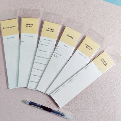 备忘单词可折叠便携书签式便签