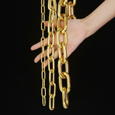 不锈钢锁链子金色复古铜装饰护栏链条DIY铁链子吊灯链大号金属链