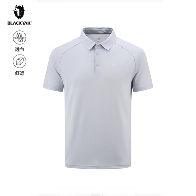 BLACKYAK/布来亚克 男士夏季户外徒步日常商务短袖POLO T恤MYM019