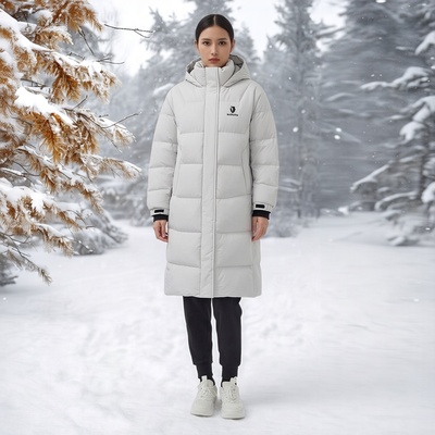 BLACKYAK/布来亚克2025冬新款男女同款鹅绒长款保暖羽绒服WYX671