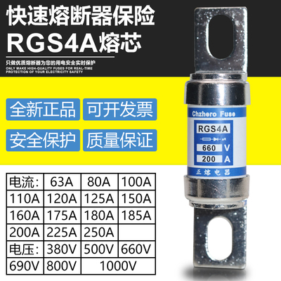 RGS4A660V690V1000V快速熔断器