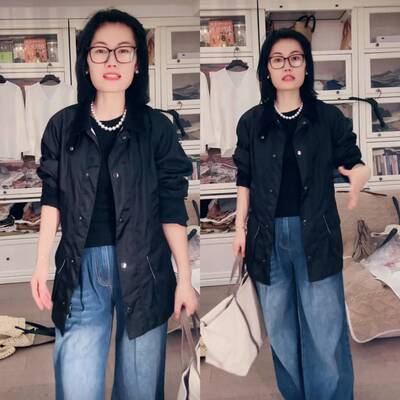 林间草地猎装夹克外套