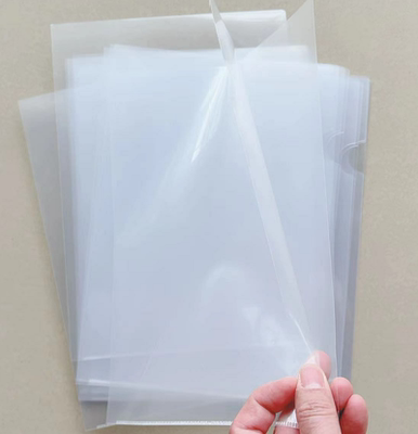 A4透明两页文件袋L型二页华坤