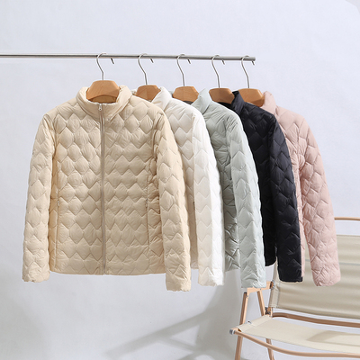 【CC家居控】显瘦又保暖！立体剪裁立领羽绒服 W6768 女装 C90