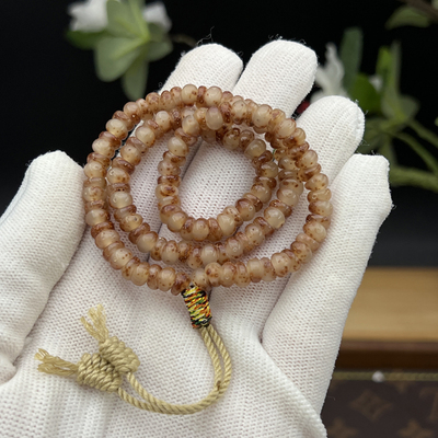 陈籽果冻星月菩提120手链