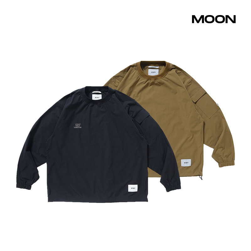 MOON现货WTAPS SMOCK/ LS/ POLY. RIPSTOP套头衬衫夹克22SS_虎窝淘
