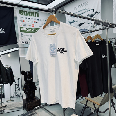 液氨凉感全棉圆领休闲短袖T恤