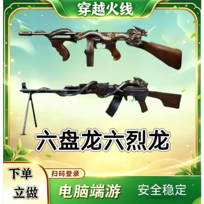 cf穿越火线6盘龙6烈龙-毒蜂宙斯永久武器炼狱冲锋枪会员机枪弹夹