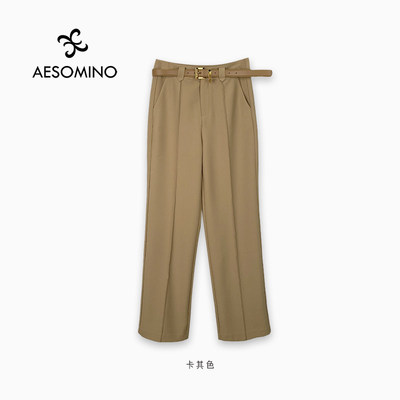 衣莎美诺春秋冬直筒裤西装裤