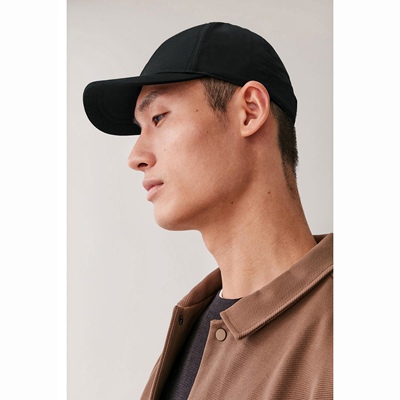 北欧极简C黑色鸭舌帽棒球帽