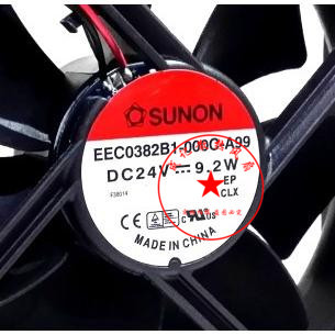 全新建准SUNON EEC0382B1-000C-A99 12038 24V机箱散热风扇