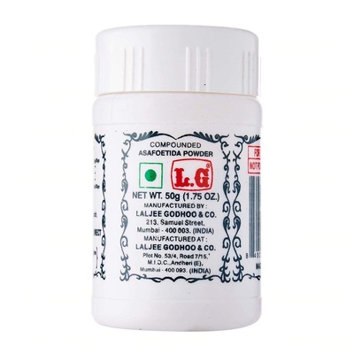 IndianFood 印度阿魏胶 L.G Hing Heeng Asafoetida Powder 50g