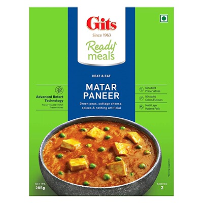 ready meals Ready to eat Gits Matar  paneer 速食咖喱 300g