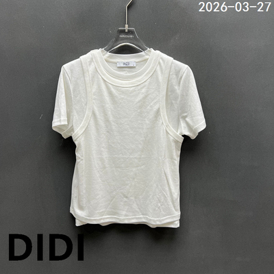 欧洲站2026春季新款PH23时尚圆领短袖T恤+马甲背心两件套女款5407