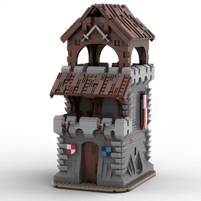 MOC-225975中世纪建筑城市守卫