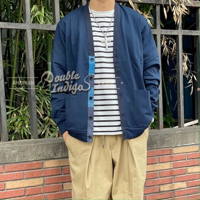 多种古布水滴拼接开衫式道袍