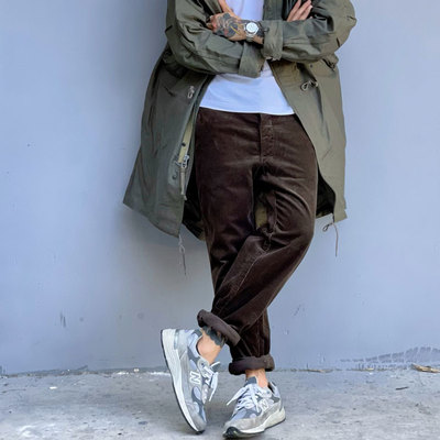 高密度灯芯绒Officer军官休闲裤