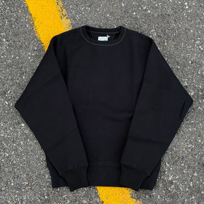 重磅加绒落肩设计纯色套头卫衣