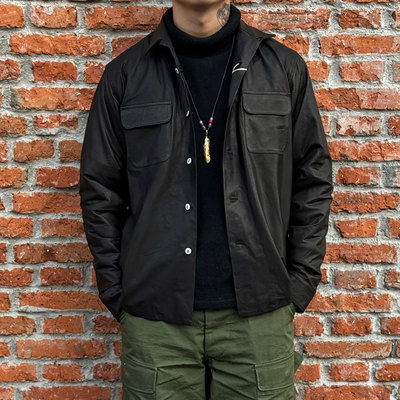 FINE CREEK LEATHERS 气质拉满 100%天然日本鹿皮复古工装衬衫