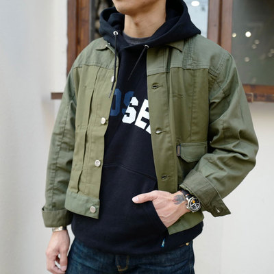 gypsysons亏本清仓拼接复古夹克