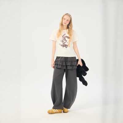 春夏小怪兽阿贝针织柔软短袖T恤