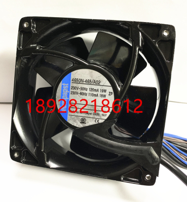12CM 230V德国风机 ebmpapst 4650N/4656N/4658N/4558N/4650N-465