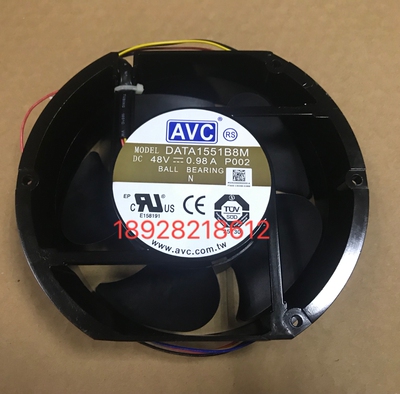 正品AVC DBTD/DATC/DATA1551B8U/B8S/B8F/B8M/B8L 48V 17251风扇